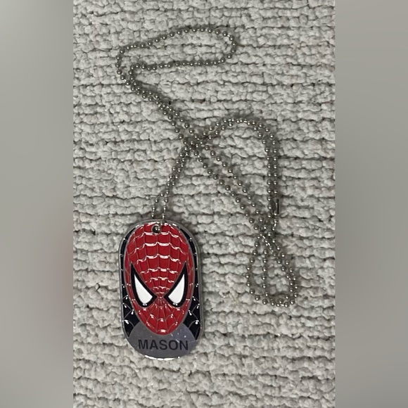 Accessories | Spiderman Dog Tag Mason | Poshmark
